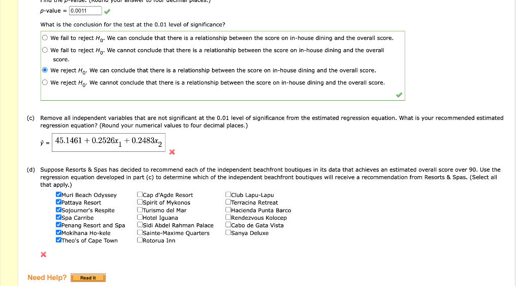 Solved Resorts \& Spas, a magazine devoted to upscale | Chegg.com