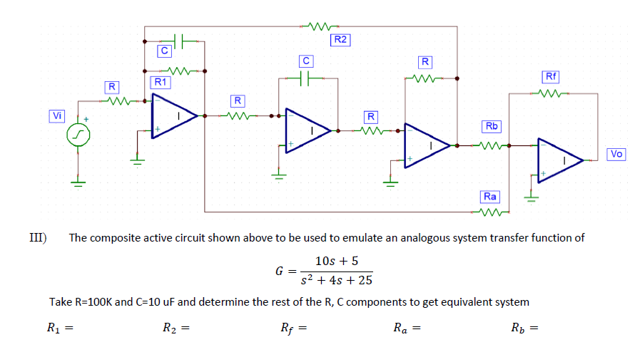 Solved Find the ramp response of the system in III a) | Chegg.com
