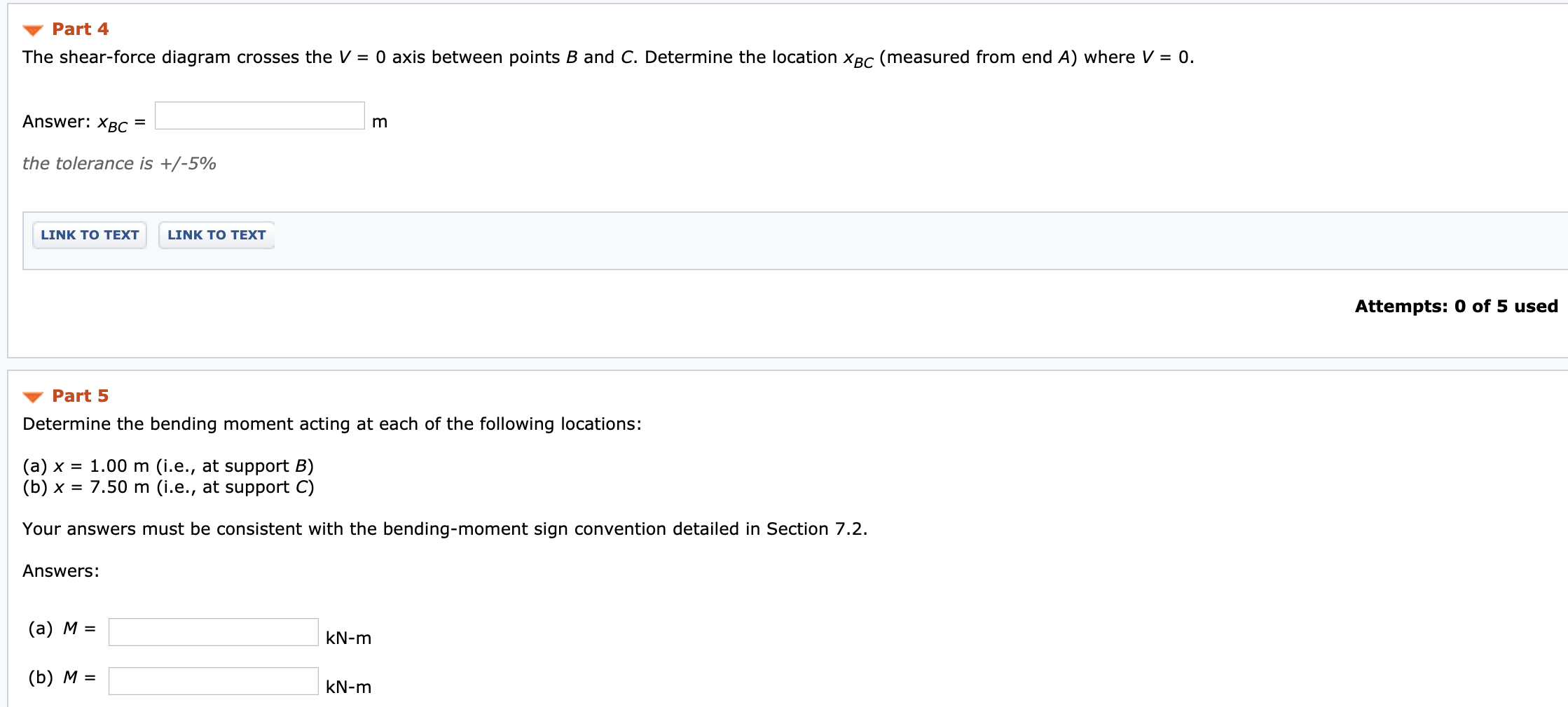 Solved Use discontinuity functions to develop the load | Chegg.com