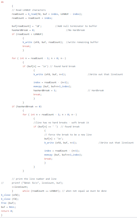In this work, you using API's and handle buffered IO. | Chegg.com