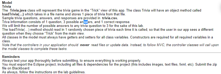 Objectives: - JavaFX - Multiple views and user | Chegg.com