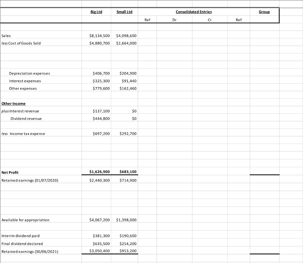 An excel workbook with the following six (6) | Chegg.com