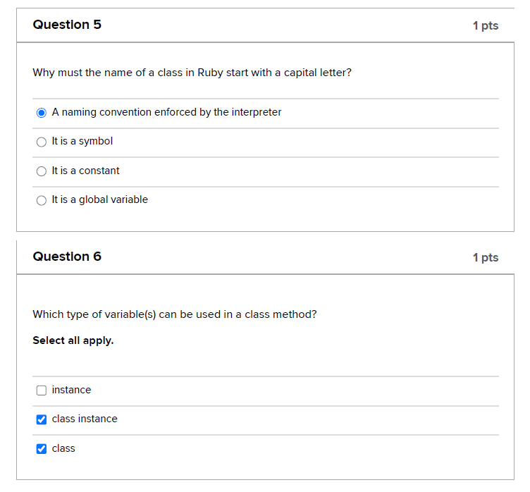 Solved What should be the name of a simple mutator | Chegg.com