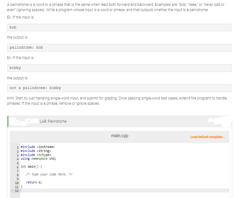 Solved USING C++ AND please pay attention to the output | Chegg.com