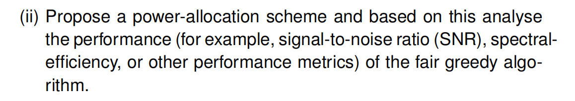 Solved C Suggest A Subcarrier Allocation Algorithm That Is 4153