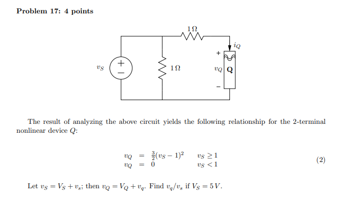 Solved Problem 17: 4 points The result of analyzing the | Chegg.com