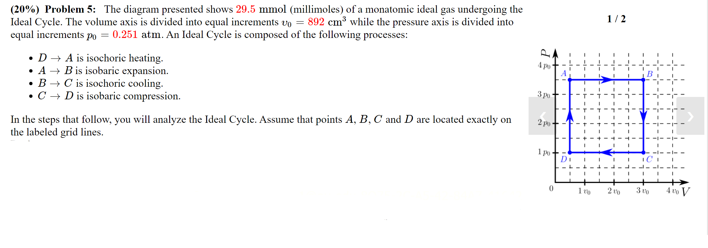 Solved (20\%) Problem 5: The diagram presented shows | Chegg.com