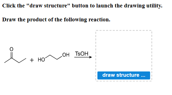 Solved Click The Draw Structure Button To Launch The 