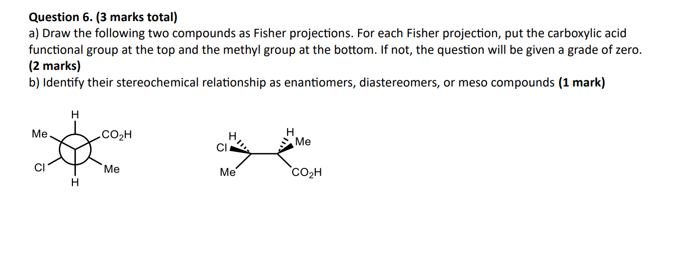 Solved Question 6. (3 marks total) a) Draw the following two | Chegg.com