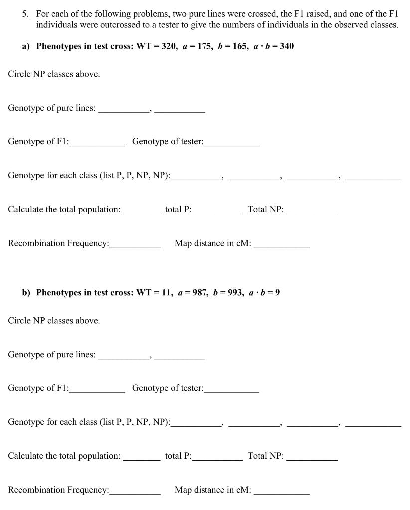 Solved text below: For each of the following problems, two | Chegg.com