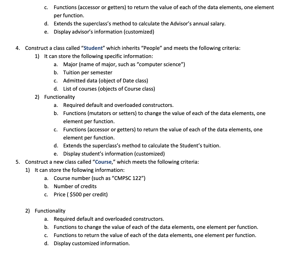 Solved 1. Create an interface "Payable". It has one method: | Chegg.com