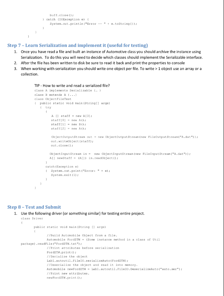 Project Description In this project you will build a | Chegg.com