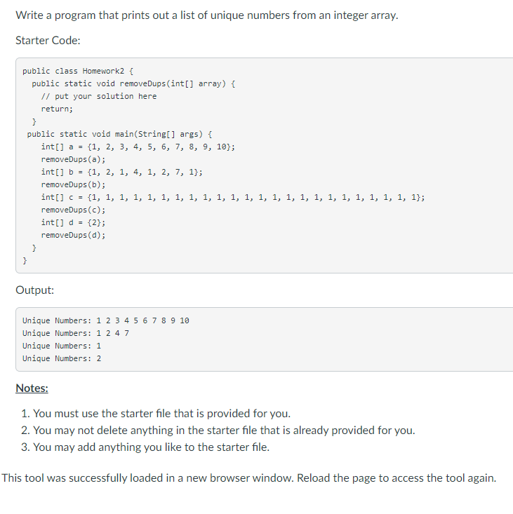 Solved public class Homework2 { public static void | Chegg.com