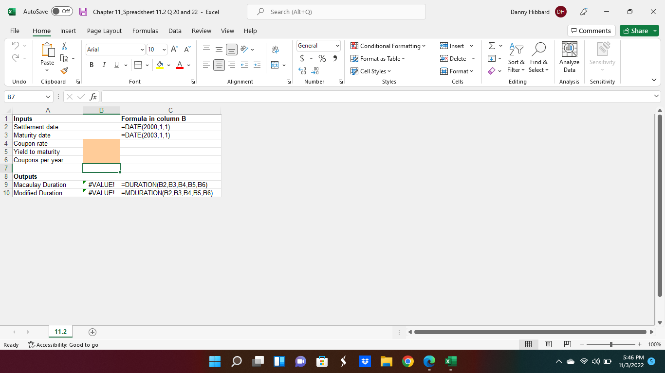 Use the attached spreadsheet to answer the following | Chegg.com