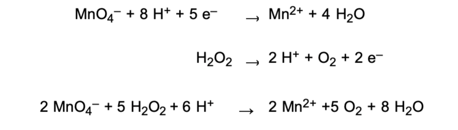 Solved Calculate the concentration of the hydrogen peroxide | Chegg.com