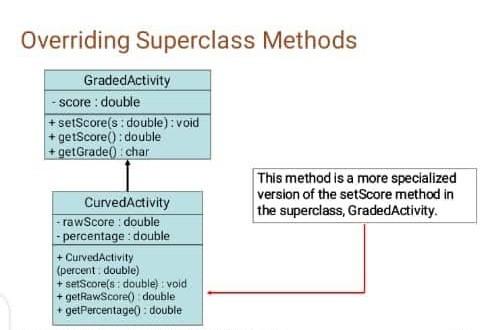 Overriding Superclass Methods Graded Activity - | Chegg.com