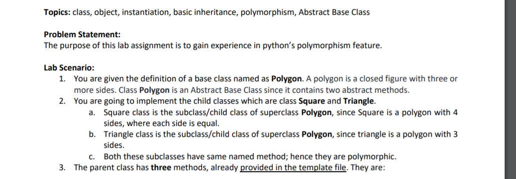 Solved Topics: class, object, instantiation, basic | Chegg.com