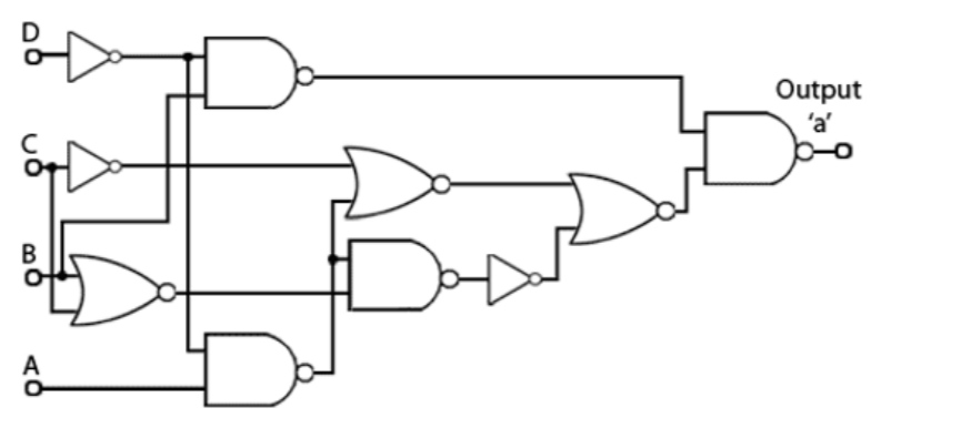 Solved For the digital circuit in Figure 6, complete an | Chegg.com