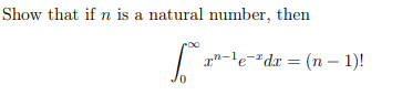 Solved Show that if n is a natural number, then | Chegg.com