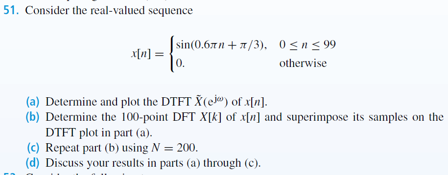 Solved 51. Consider the real-valued sequence | Chegg.com