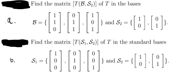 Solved Let T : R3 + R2 be the linear transformation with | Chegg.com