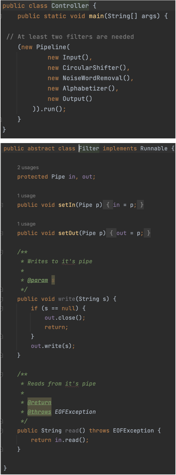 Solved 1) Reader: The system will accept a list of sentences | Chegg.com