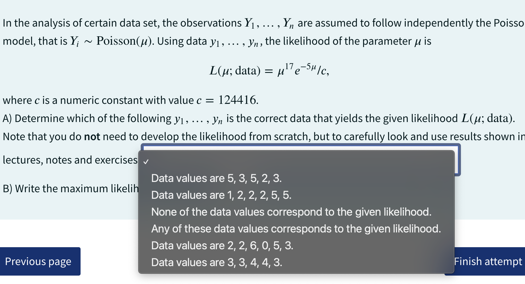 Solved In the analysis of certain data set, the observations | Chegg.com