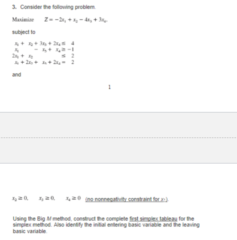 Solved 3. Consider the following problem. Maximize | Chegg.com