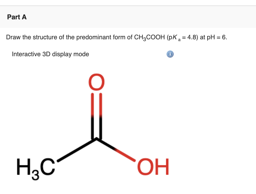 Solved Part A Draw the structure of the predominant form of | Chegg.com