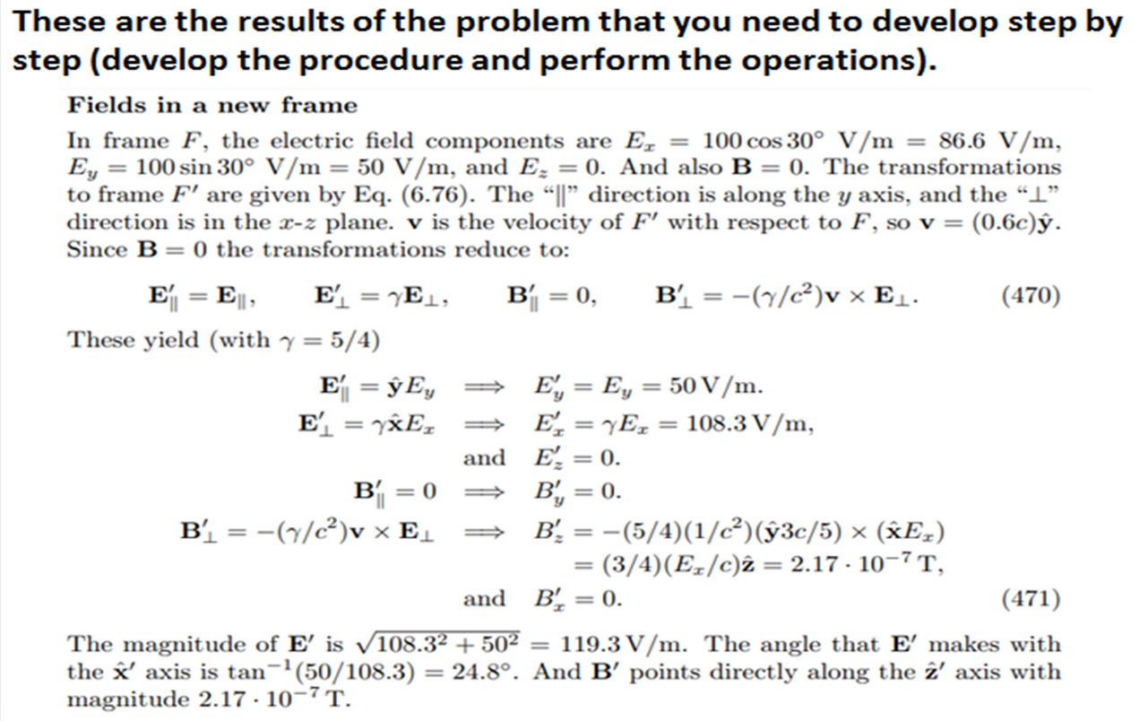 Solved The problem is solved. You need to develop the result | Chegg.com