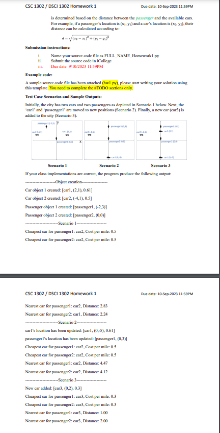 class Location: \#TODO: Implement the Location class | Chegg.com