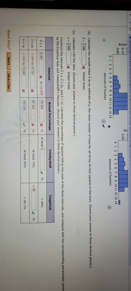 Solved My Notes To estimate the amount of lumber in a tract | Chegg.com