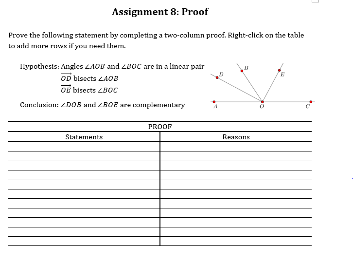 Solved Prove the following statement by completing a | Chegg.com