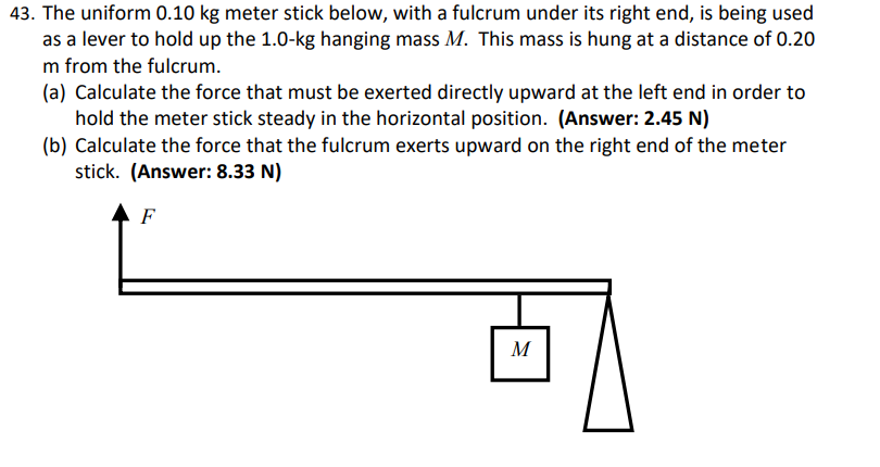 Solved Solve the problem above. Use a free-body diagram. | Chegg.com