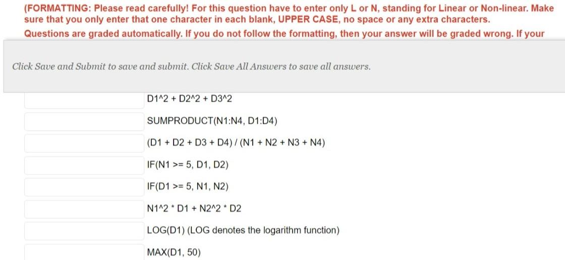 Solved (FORMATTING: Please read carefully! For this question | Chegg.com