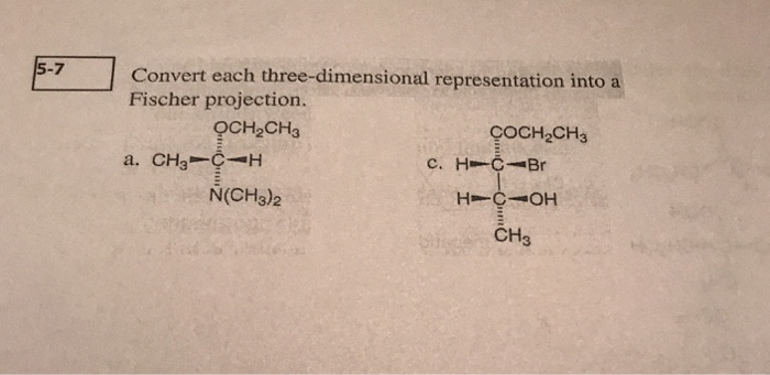 Solved Convert each three-dimensional representation into a | Chegg.com