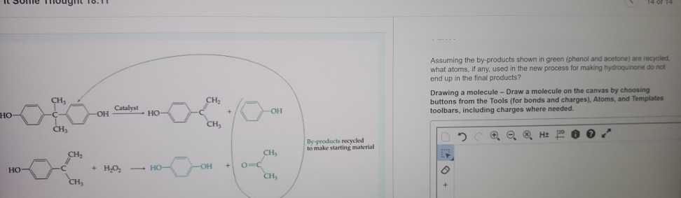 Solved I Some Tought fo.1 recycled d acetone) ew process for | Chegg.com