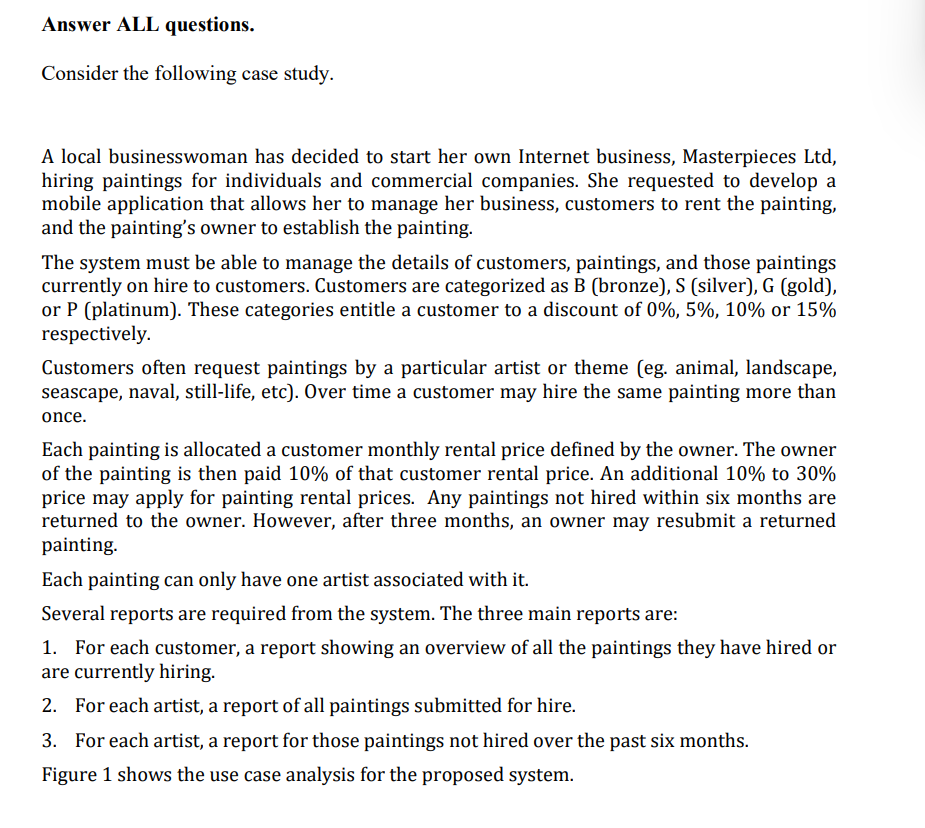 Solved Figure 1. Inititial Use Case Diagram for the proposed | Chegg.com