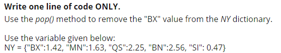 Solved Write one line of code ONLY. Use the get() method to | Chegg.com