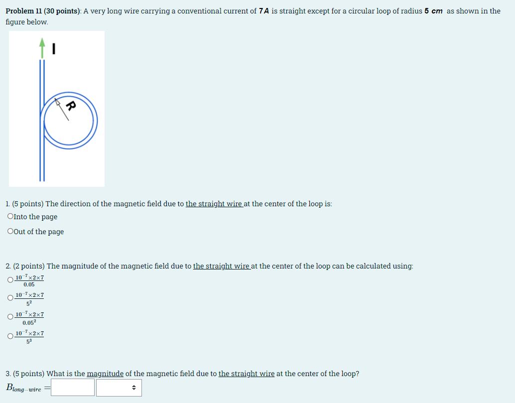 Solved : A very long wire carrying a conventional current of | Chegg.com