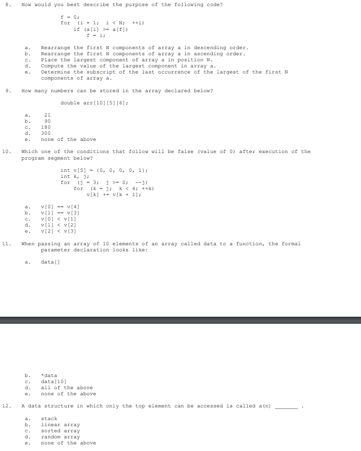 Solved 3. What is the effect of the following program | Chegg.com
