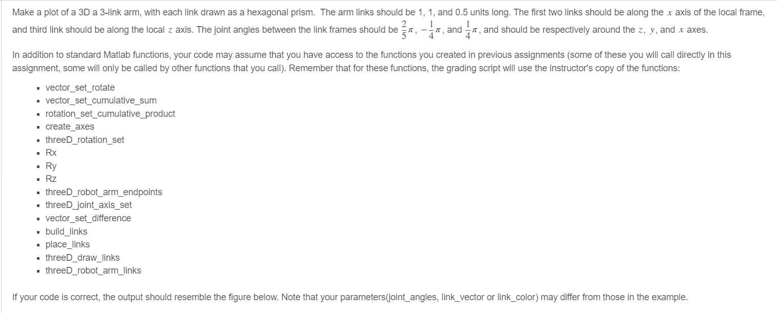 Solved % Generate a cell array named 'link_set' containing | Chegg.com