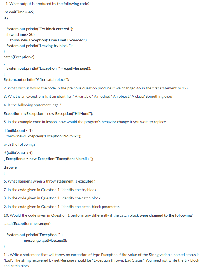 Solved 1. What output is produced by the following code? int | Chegg.com