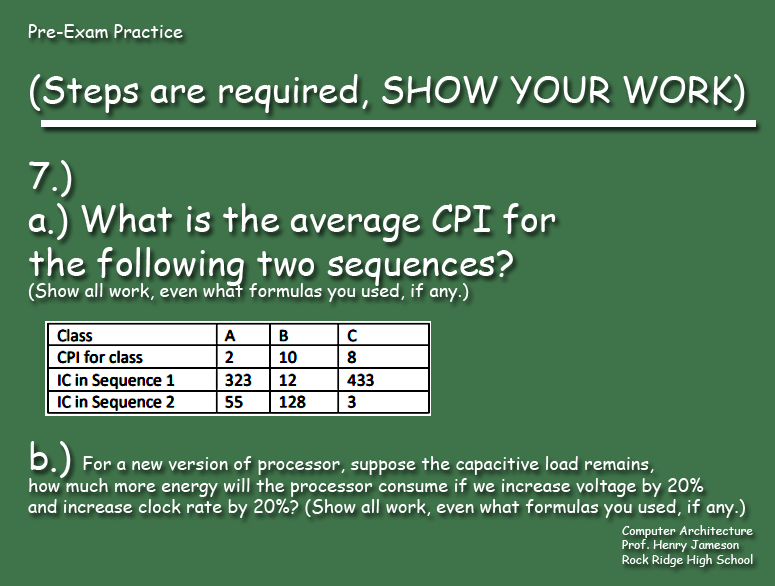 Solved Pre-Exam Practice (Steps are required, SHOW YOUR | Chegg.com