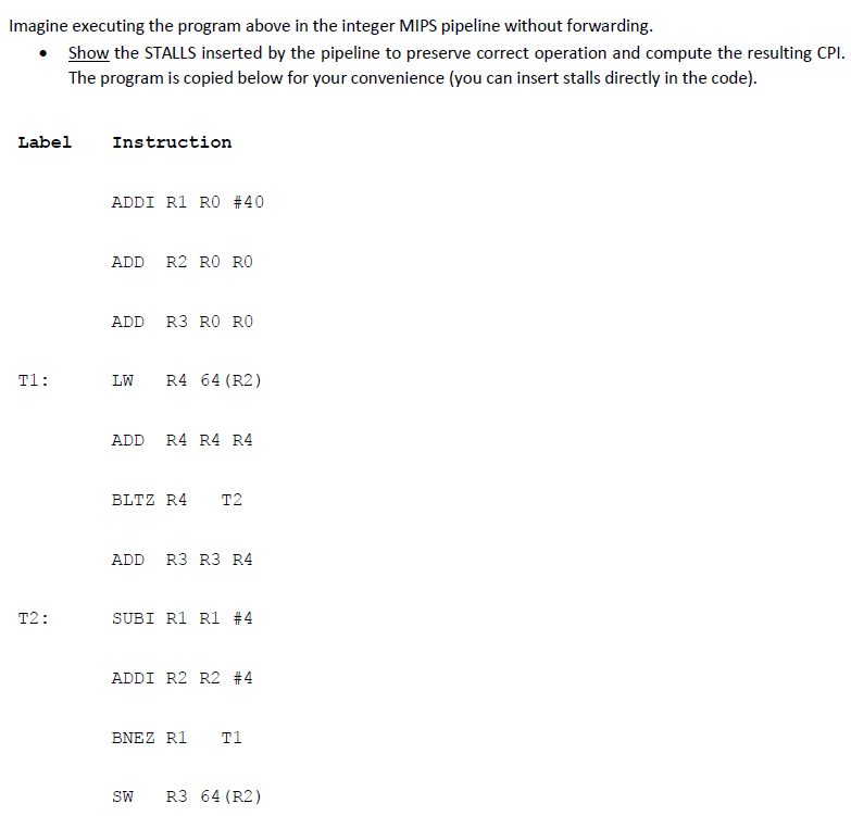 Architecture: 5 stages: Fetch, Decode, Execute, | Chegg.com