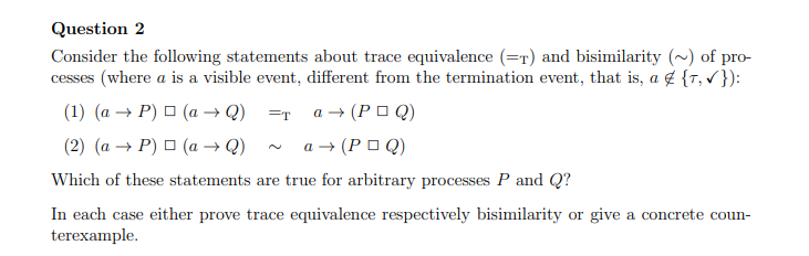 Solved Consider the following statements about trace | Chegg.com