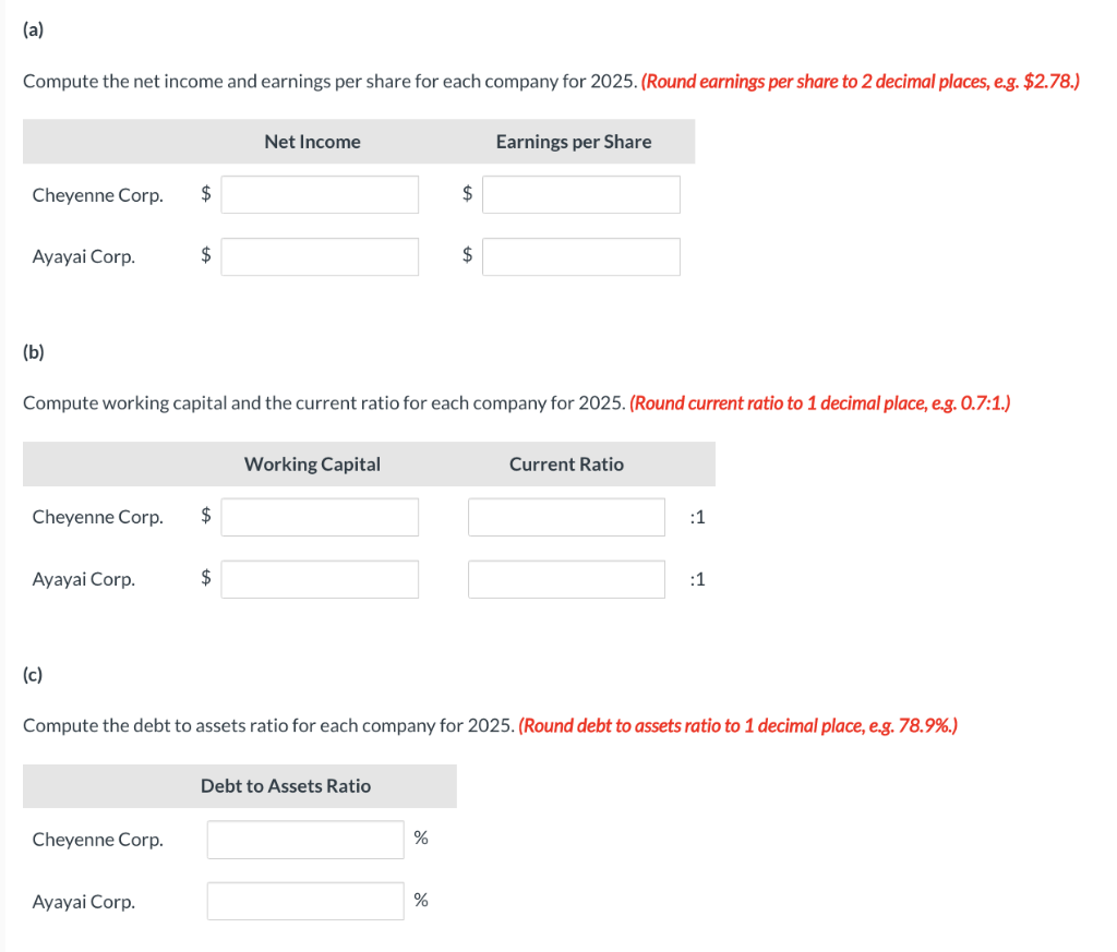Solved Current Attempt in Progress Comparative financial | Chegg.com