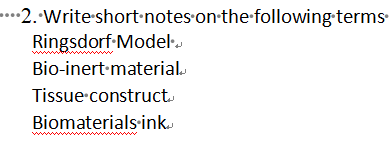 Solved -...2..Write short notes on the following terms | Chegg.com