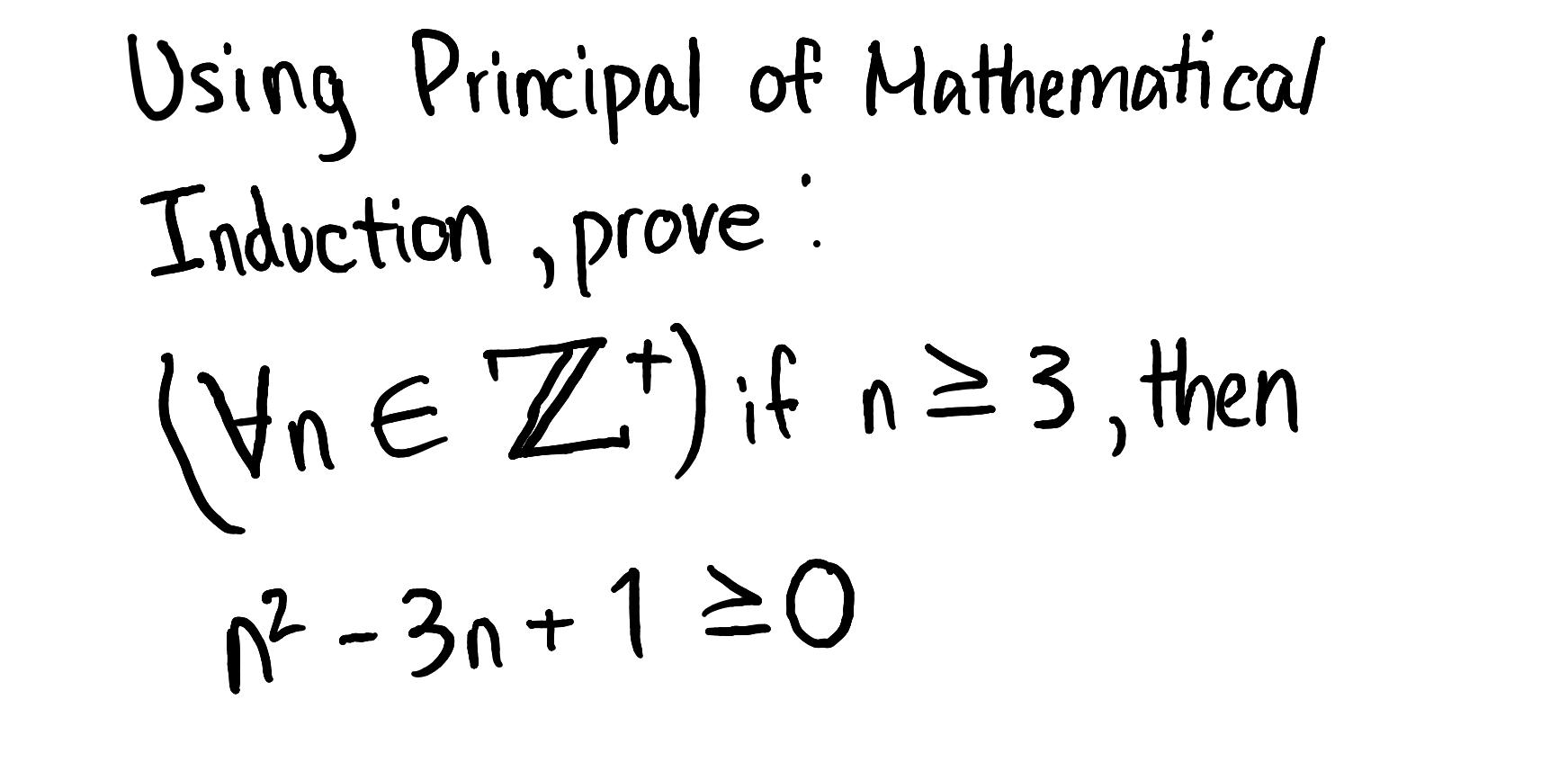 Solved Using Principal of Mathematical Induction, prove: (Vn | Chegg.com