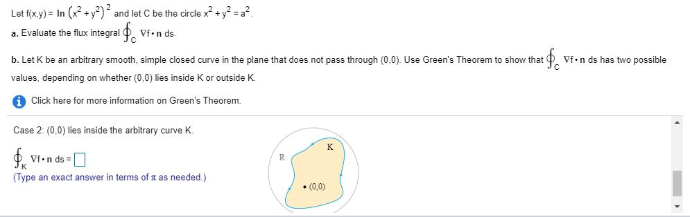 Solved Let F X Y In X2 Y2 And Let C Be The Circle X2
